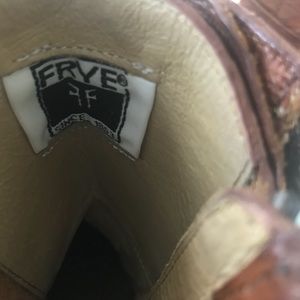 Frye | Shoes | Veronica Tanker Boots Beautiful Cognac Color | Poshmark
